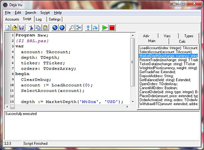 Deja Vu - Bot Scripting IDE